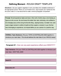 Resources to Support the Writing Process: Brainstorming to Final Draft